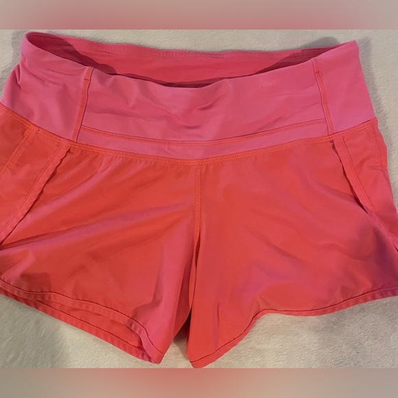 lululemon athletica | Shorts | Lululemon Speed Up Shorts Size 4 Melon ...